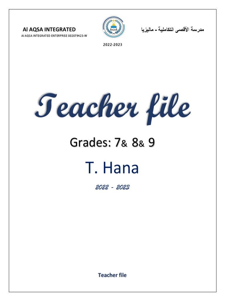 Teacher File | PDF | Academic Term | Teachers