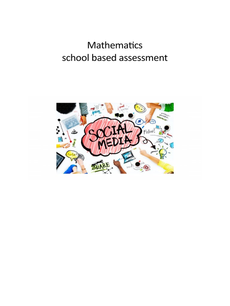 Mathematics SBA | PDF