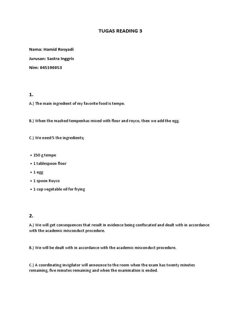 Tugas Sesi 3 Reading | PDF