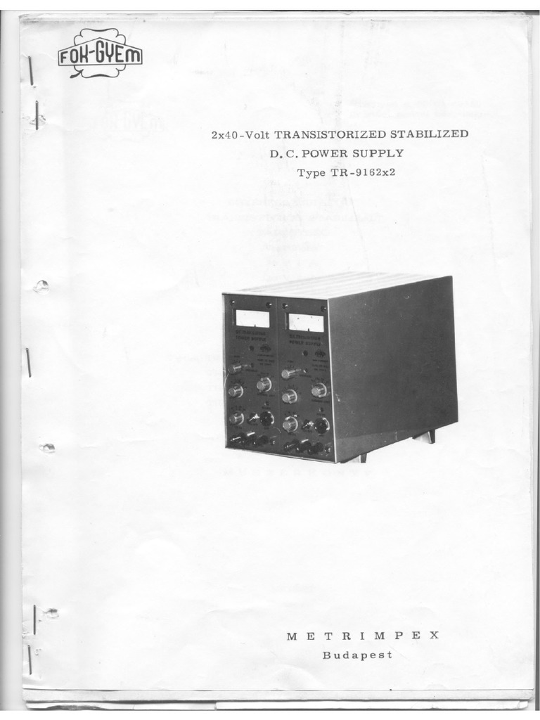 Fok-Gyem TR 9162, A, B, C | PDF