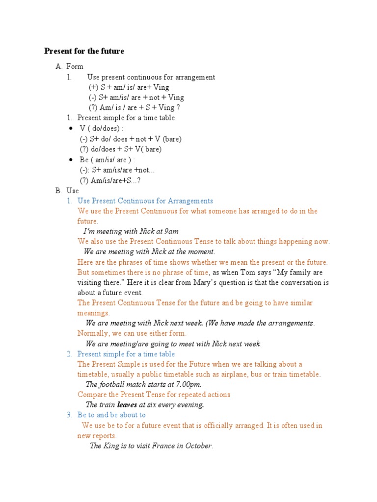 Present For The Future | PDF