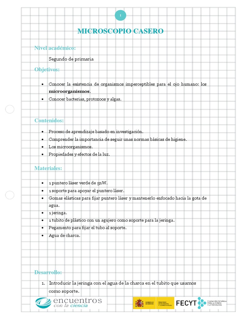 Microscopio Casero | PDF