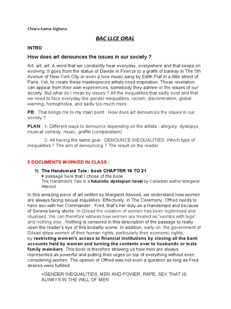 Bac Llce Oral Chiara | PDF