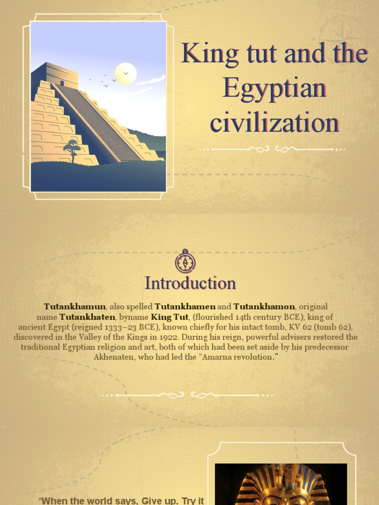 Ancient History Lesson by Slidesgo | PDF | Tutankhamun | Pharaohs Of ...