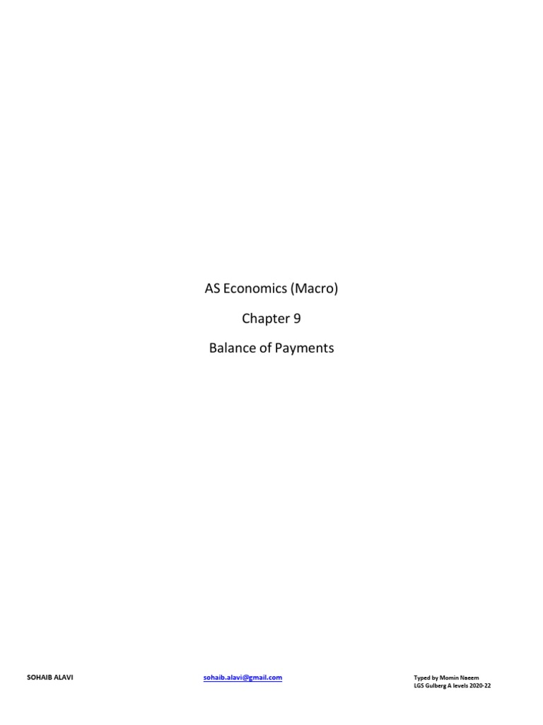 Understanding the Balance of Payments: Components, Causes of Deficits ...