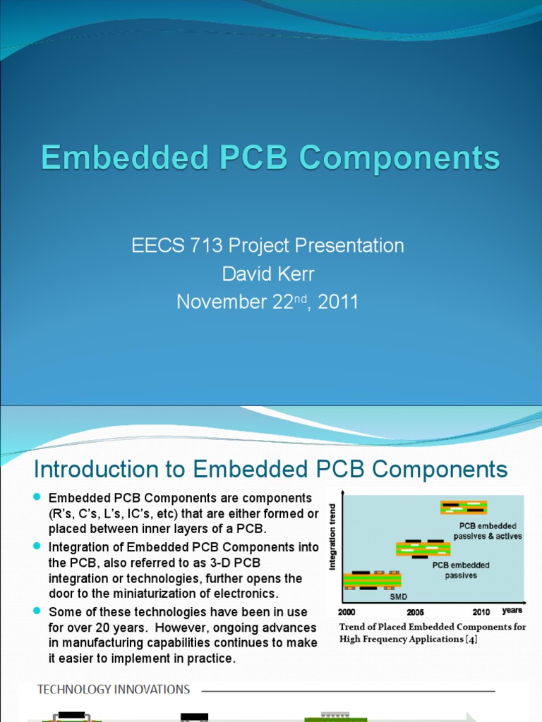 Embedded PCBcomponents | PDF | Printed Circuit Board | Capacitor