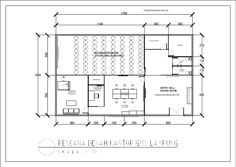 Denah Tata Ruang Kantor Modern | PDF