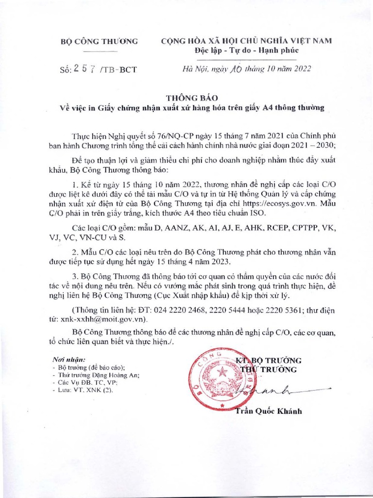 2022.10.10 - 257.TB-BCT - VV in Form CO Tren A4 | PDF