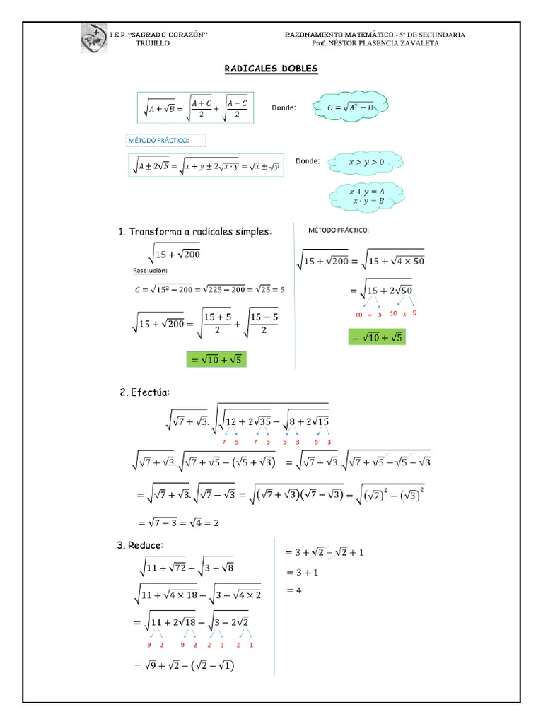 Radicales Dobles | PDF