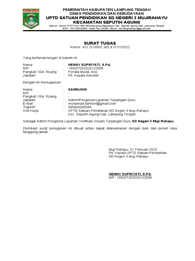 SPT. Admin SiTugu | PDF