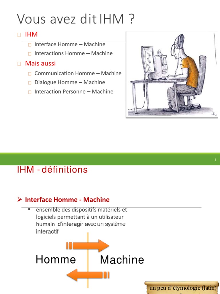 IHMA Historique | PDF | Interaction humain-ordinateur | Interface graphique