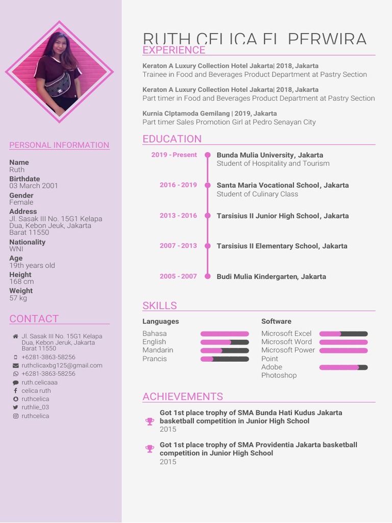 CV Ruth | PDF | Jakarta