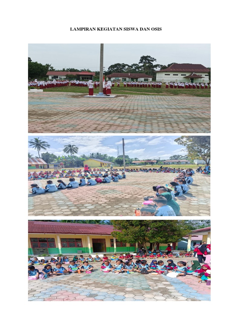 Lampiran Kegiatan Siswa Dan Osis | PDF