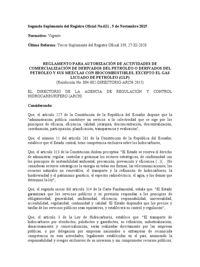 Reg Autoriz Comerc Combustibles | PDF | Petróleo | Biocombustible