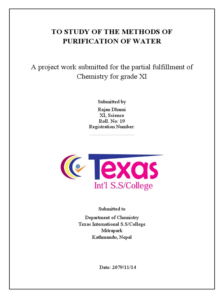 SAMPLE PROJECT WORK-ON-chemistry | PDF | Pesticide