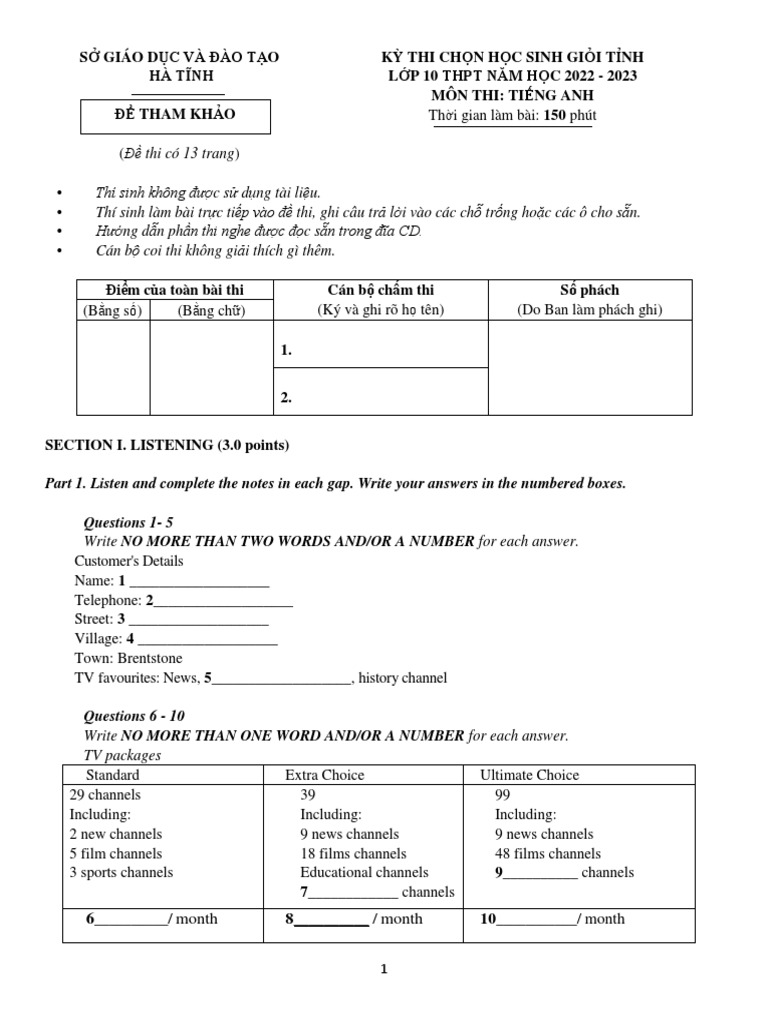 Tiếng Anh 10 | PDF | Advertising | Robot