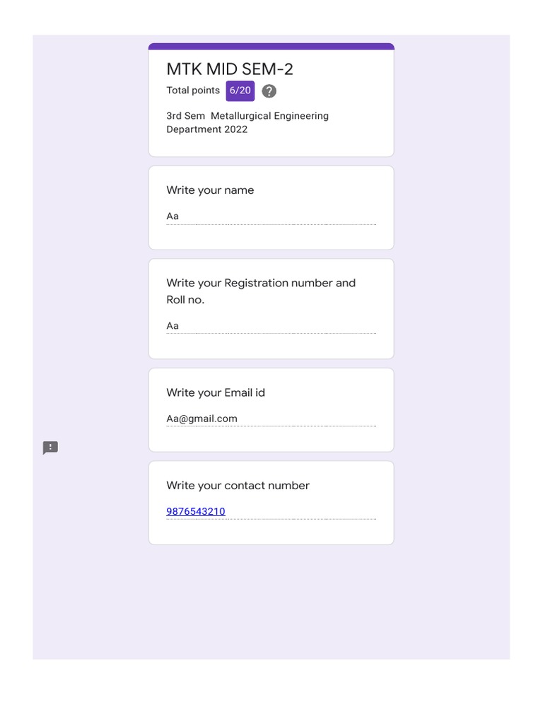 MTK Mid Sem-2 | PDF | Gases | Temperature