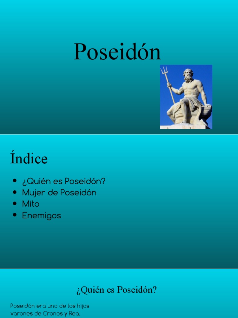 Poseidón | PDF | Historia
