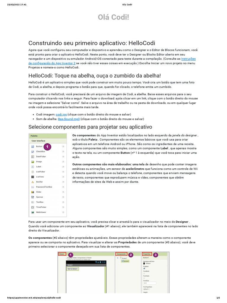 Hello Codi | PDF | Aplicativo para celular | Android (sistema operacional)