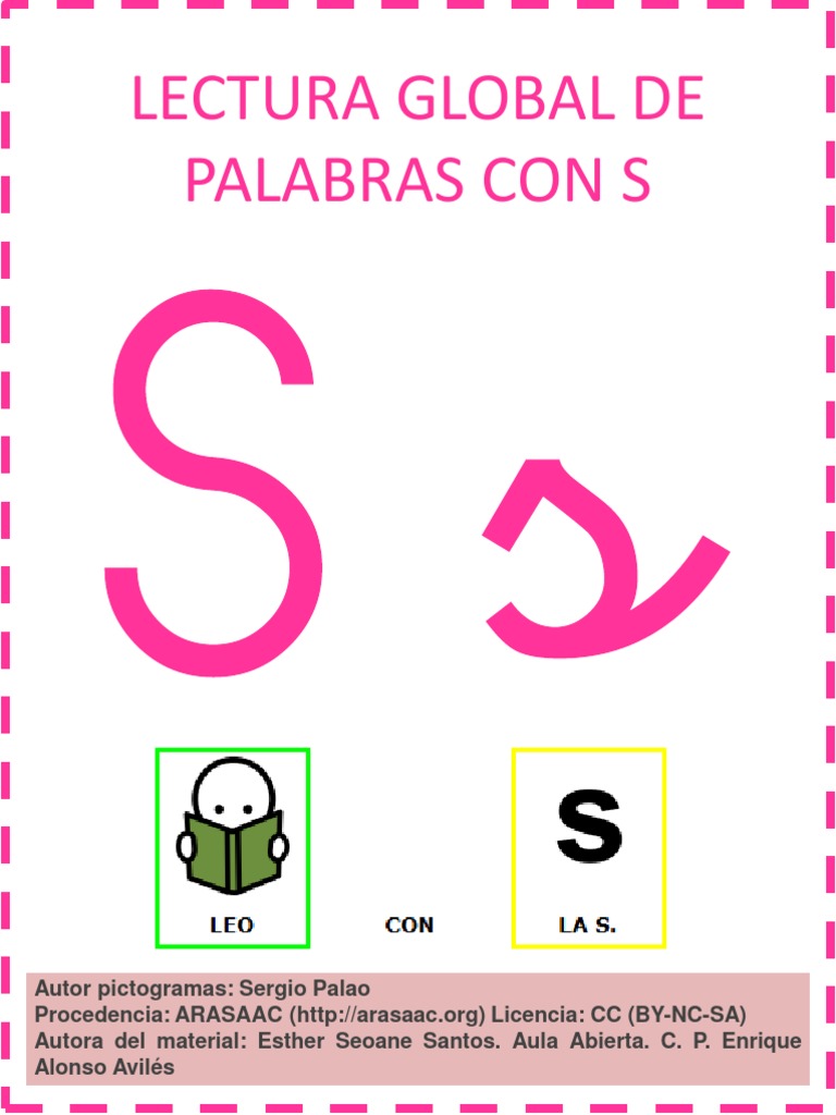 S DE PALABRAS CON S] | PDF