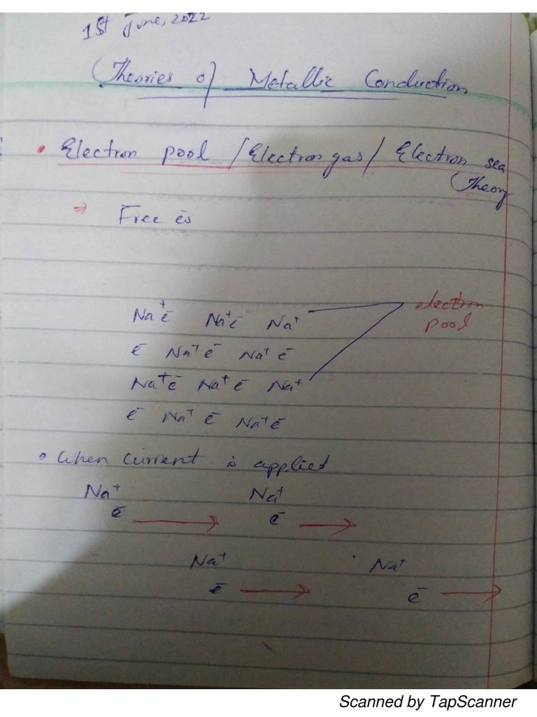 Theories of Metallic Conduction | PDF