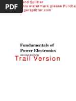 Fundamentals of Power Electronics (3rd Edition) ERICKSON | PDF | Electric Power | Power Electronics