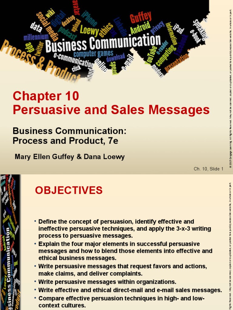ch10 PPT | PDF | Persuasion | Communication