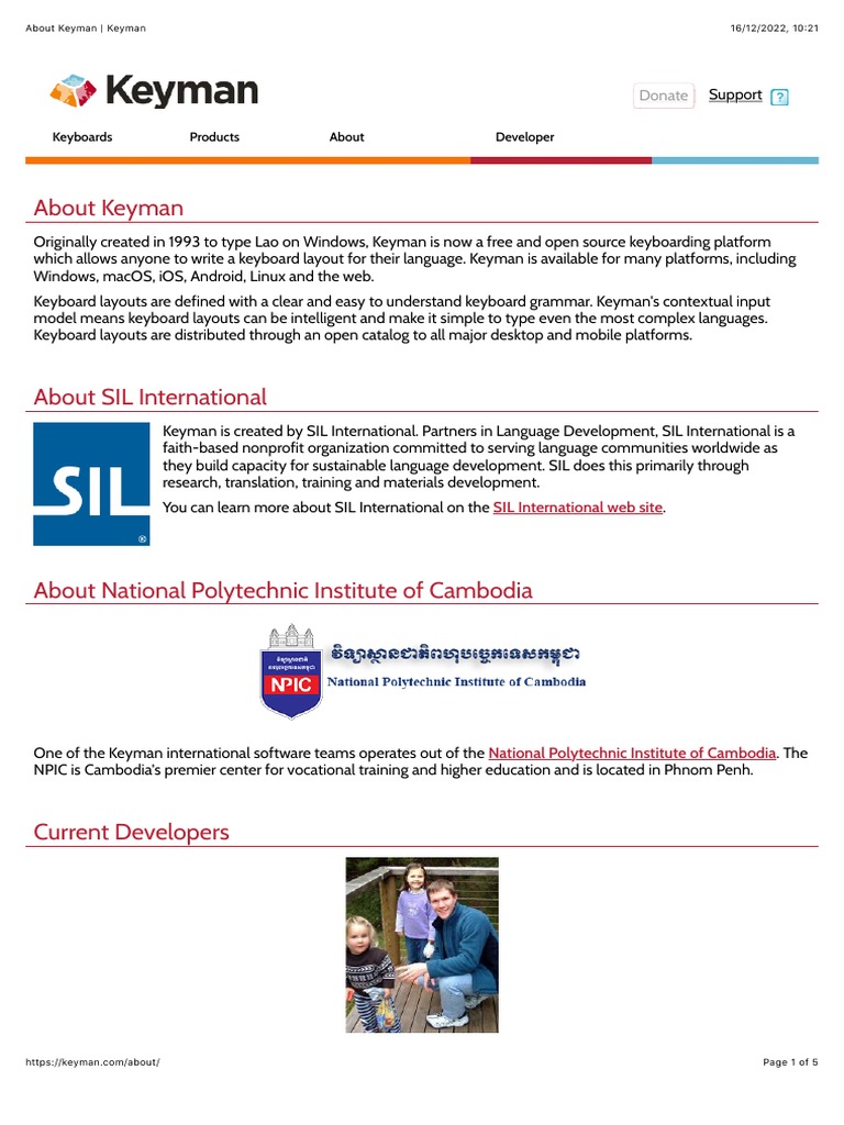 About Keyman - Keyman | PDF | Cambodia | Computer Keyboard