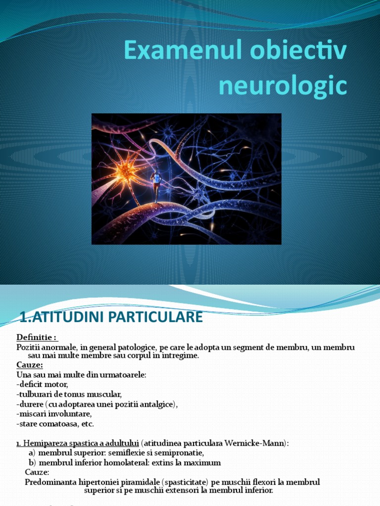Examenul Obiectiv in Neurologie | PDF