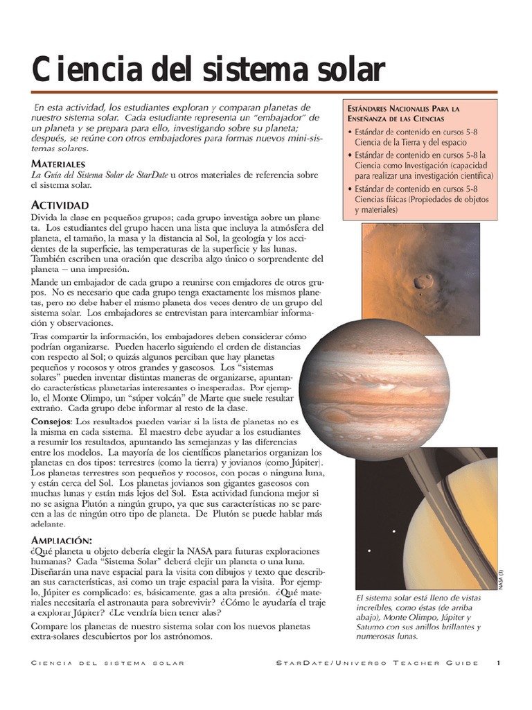 Sistema Solar | PDF