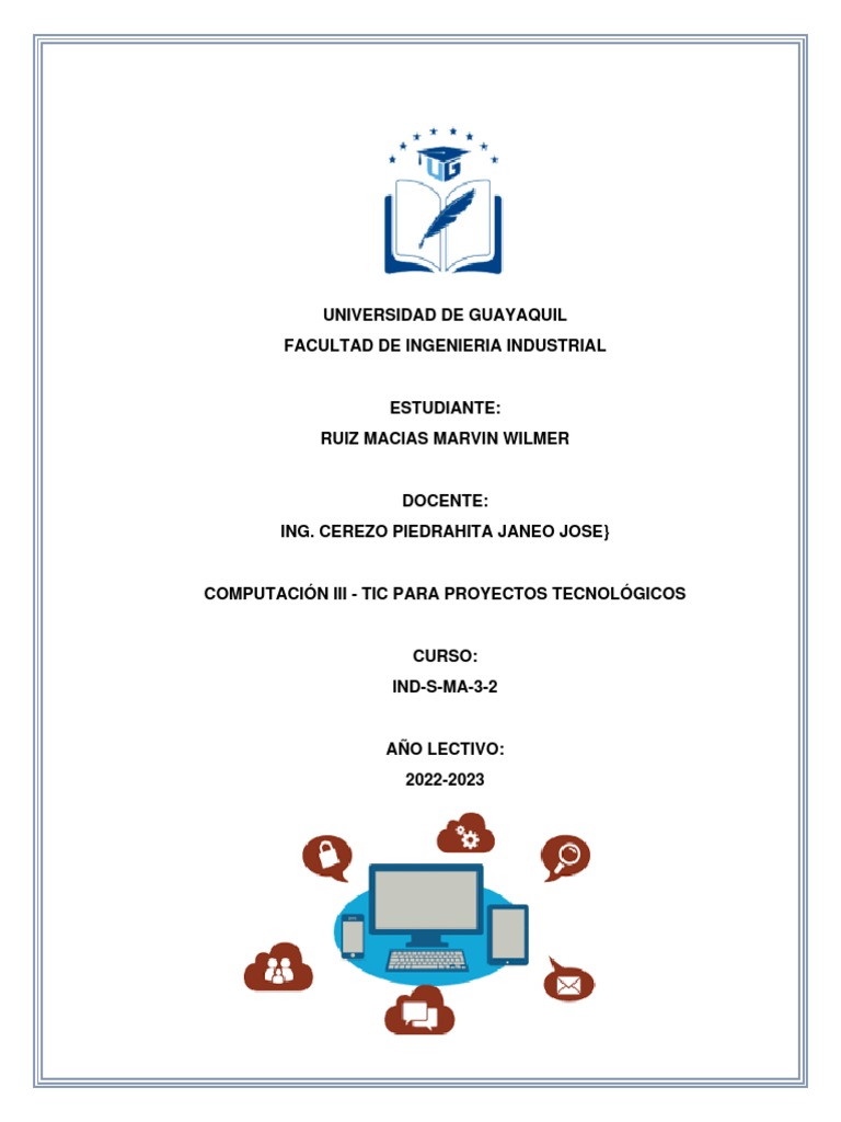 Computación Iii - Tic para Proyectos Tecnológicos Ii | PDF | Gestión de proyectos | Software