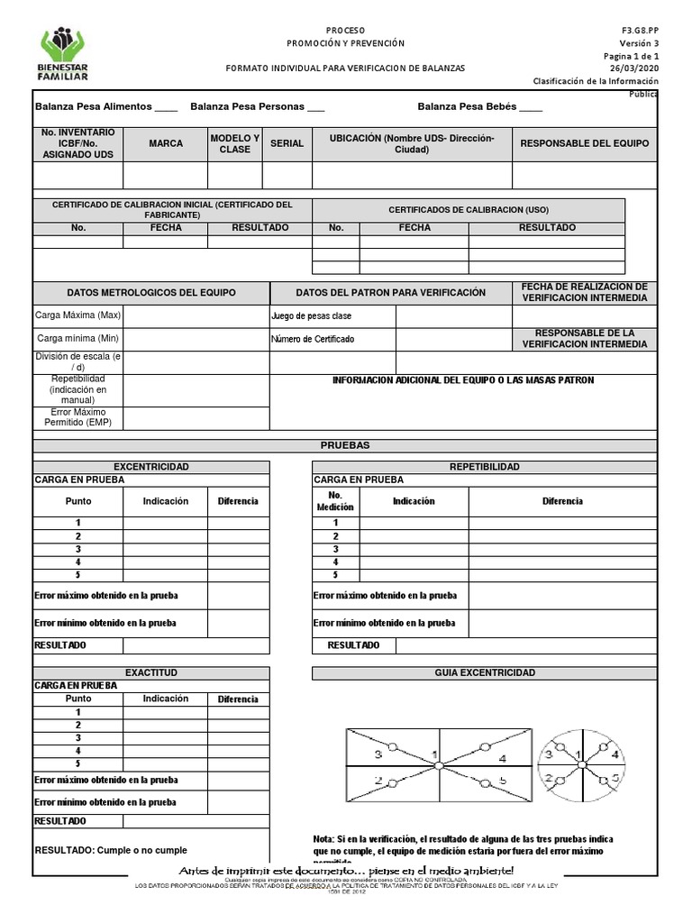 Verificación de balanzas formato | PDF | Science | Informática