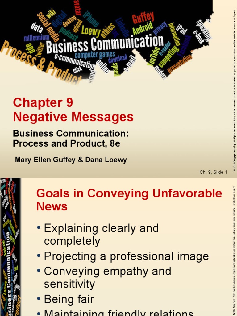 ch09 PPT | PDF | Communication | Proofreading