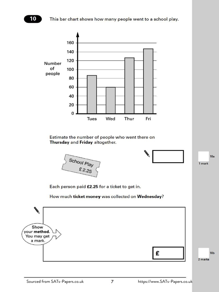 Ks2 Mathematics 2000 Test B Part 2 | PDF