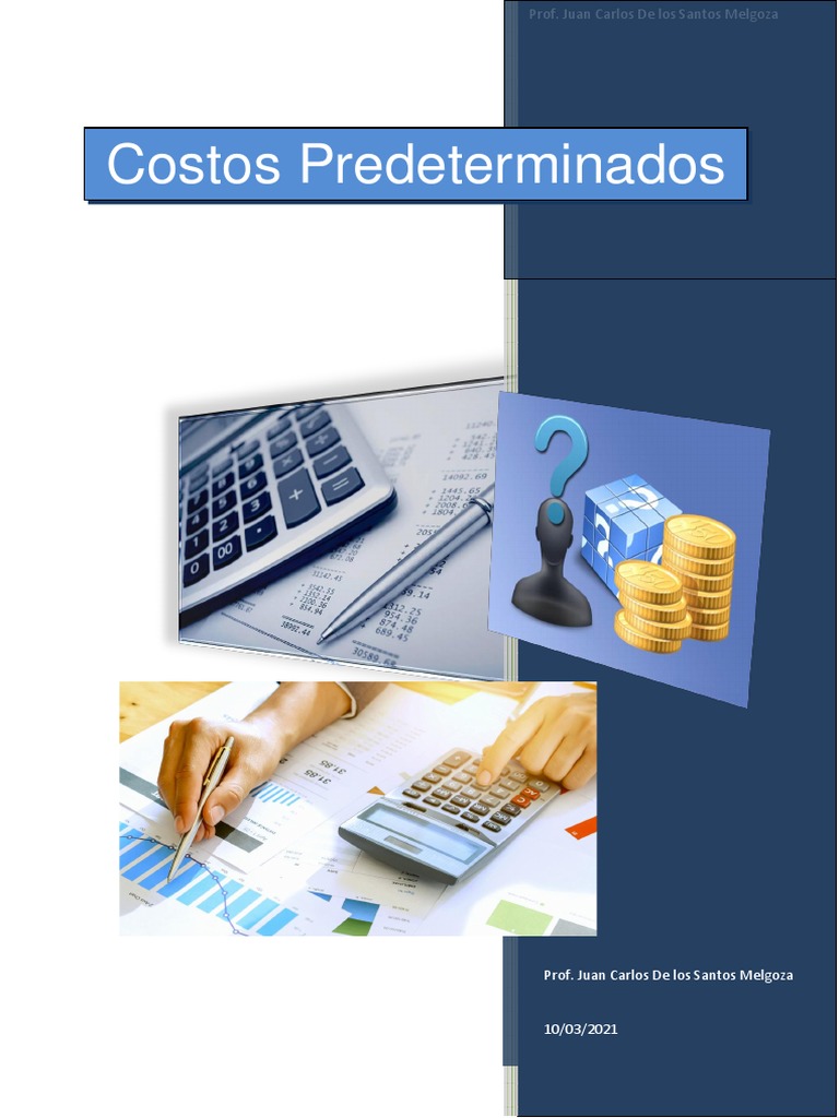 Costos Predeterminados Estimados | PDF | Costo | Inventario Costos Predeterminados Estimados | PDF | Costo | Inventario