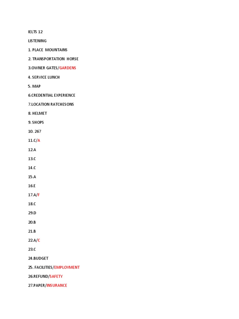 IELTS Listening, Reading and Writing Practice Test with Detailed ...