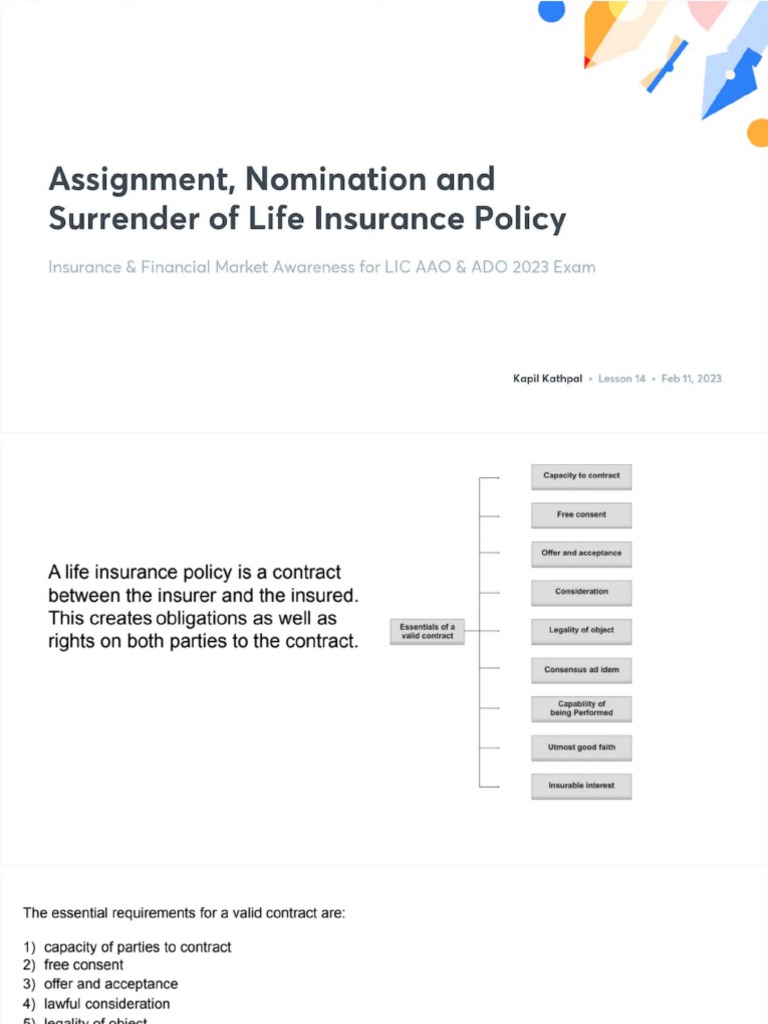 Assignment Nomination and Surrend No Anno 1676906241736 | PDF