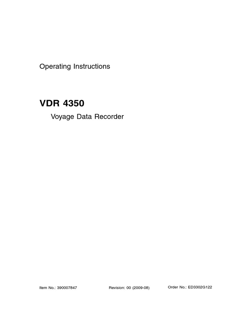 OM VDR 4350 | PDF | Backup | Usb Flash Drive