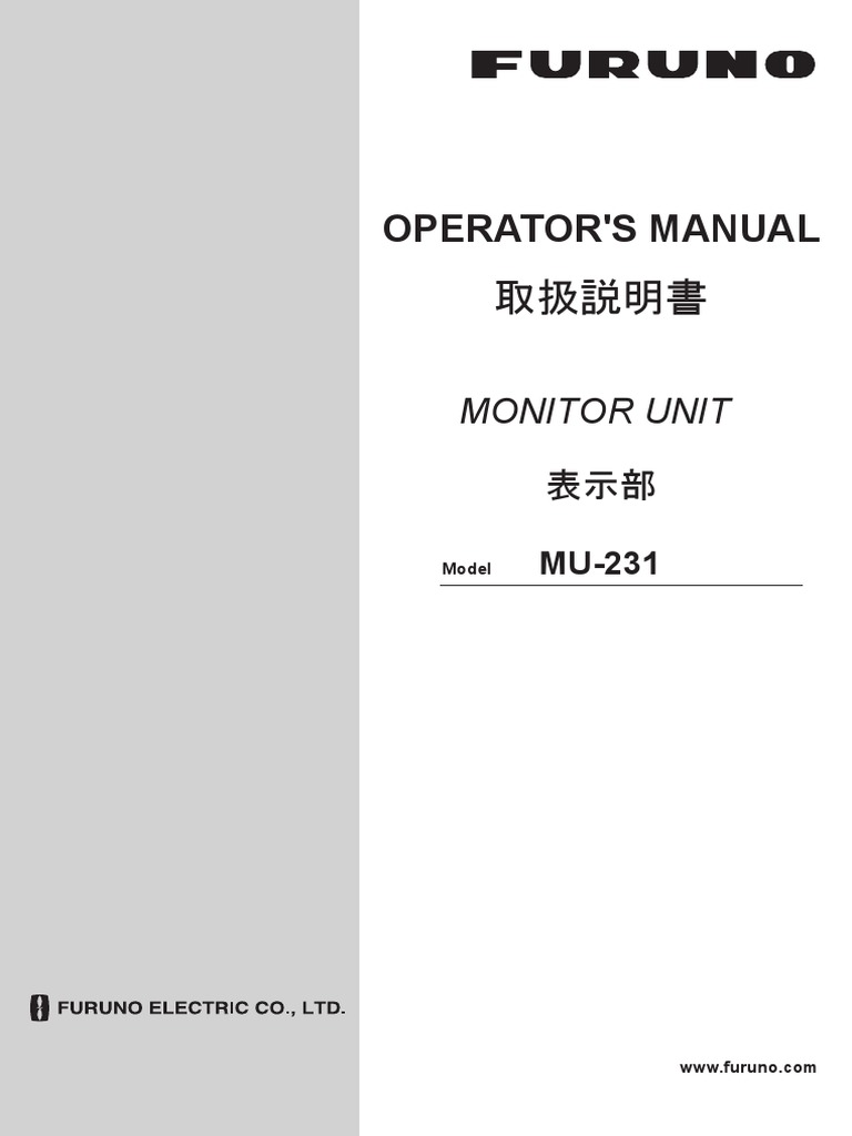 Mu 231 | PDF | Screw | Computer Monitor