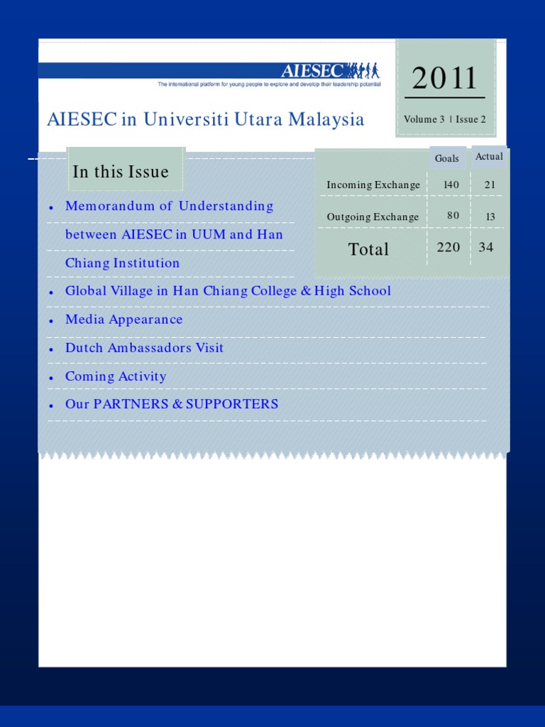 AIESEC in Universiti Utara Malaysia | PDF