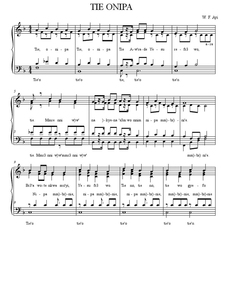 Tie Onipa FWA | PDF