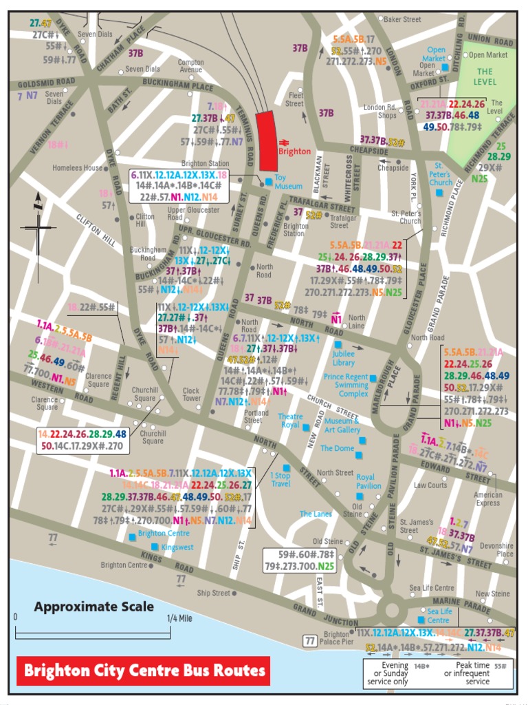 Brighton City Centre Map | PDF