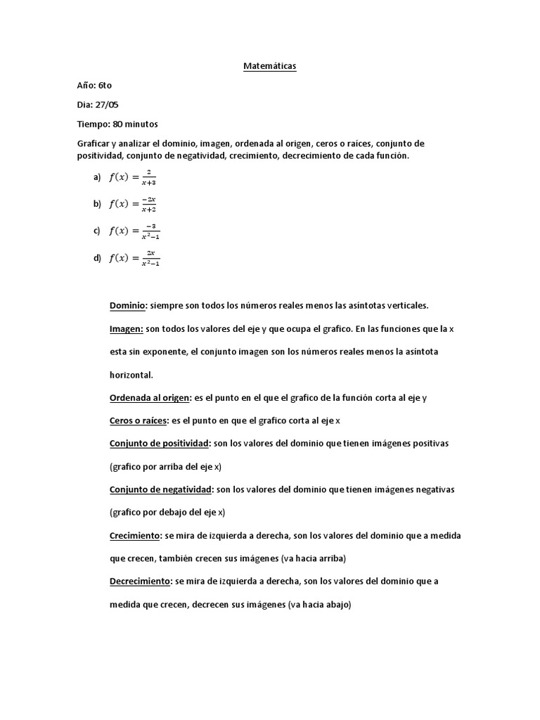 Matemáticas 6to Clase 27 de Mayo 2021 | PDF