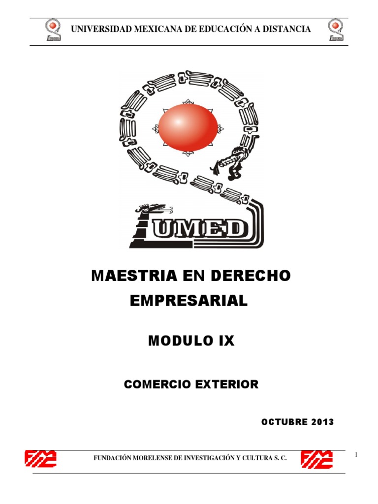 Modulo IX Comercio Exterior - Octubre - 2013 | PDF | Comercio | Capital ...