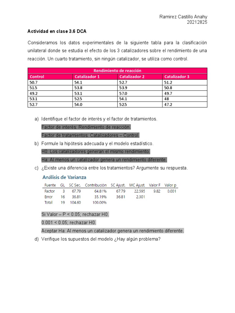 Actividad en Clase 3.6 | PDF | Science | Método científico