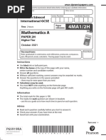 OCR GCSE Maths Higher Tier Formulae Sheet | PDF | Area | Mathematics