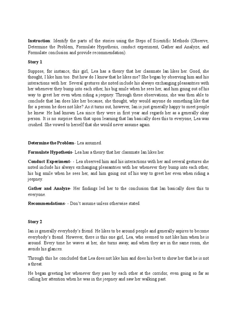 Scientific Method in Analyzing Assumptions | PDF | Hypothesis | Experiment
