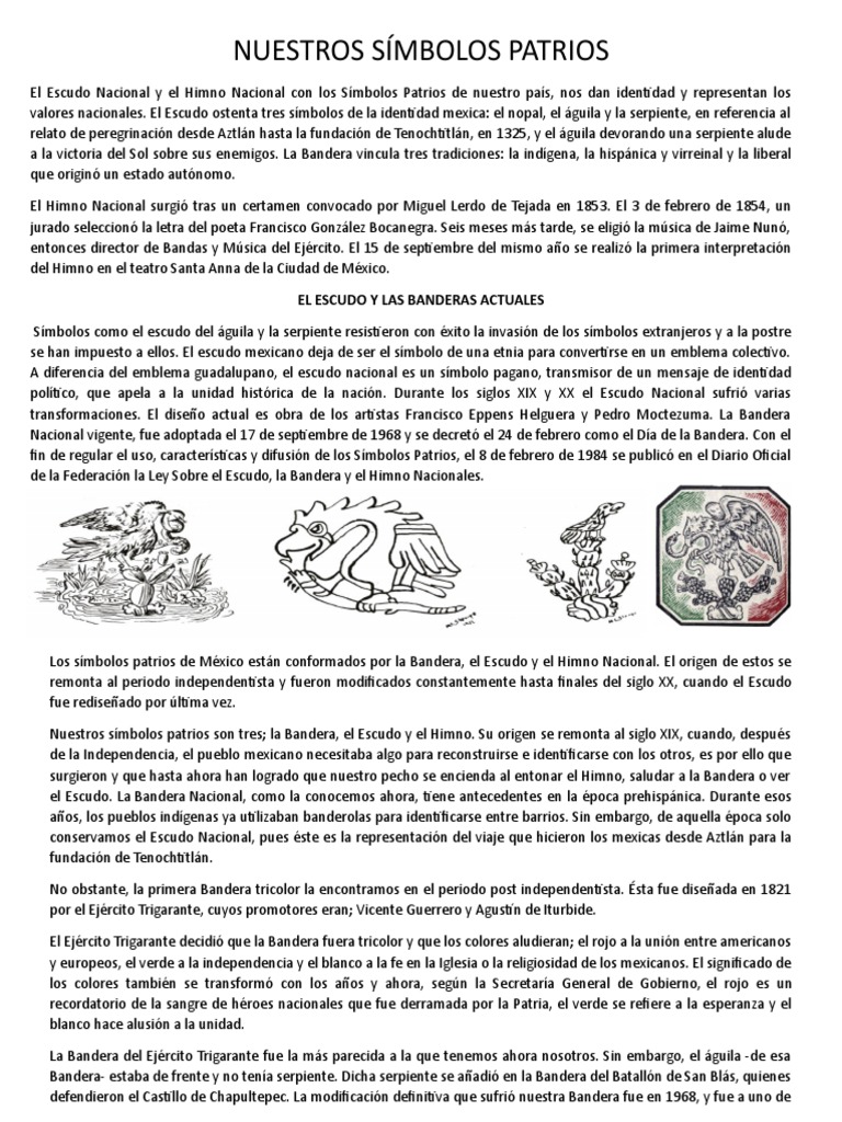 Simbolos Patrios | PDF | México