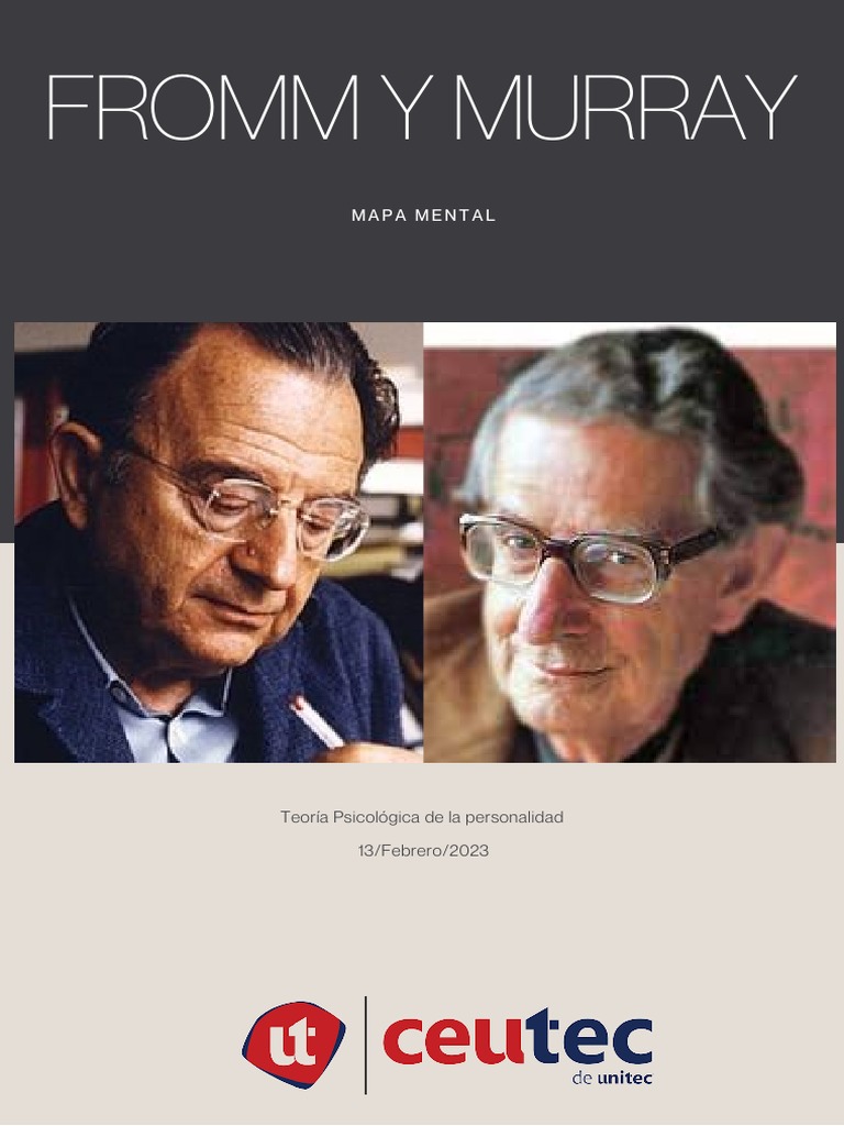 Murray & Fromm | PDF | Comportamiento | Psicoanálisis