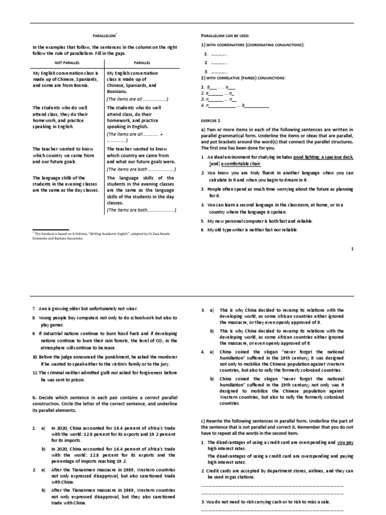 Handout 5 Sentence-Problems | PDF | Comma